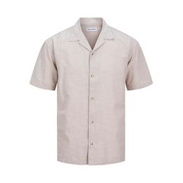 Jack & Jones Jack & Jones Button Up Shirt 'JJSummer Resort' male Beige size XL