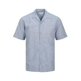 Jack & Jones JACK & JONES Hemd 'JJSummer Resort' Herren Gr&ouml;&szlig;e XXL blau / wei&szlig;
