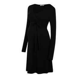 Love2wait Umstand Kleid Damen Gr&ouml;&szlig;e 36 schwarz Winterkleid