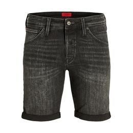 Jack & Jones JACK & JONES Shorts 'JJIRick JJFox' Herren Größe 34 black denim