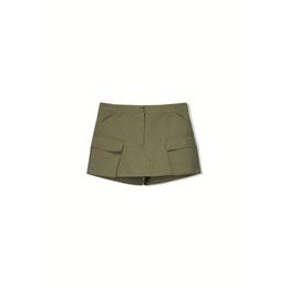 Bershka Skirt female Green size L