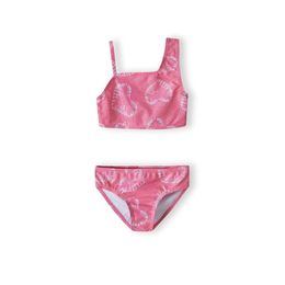 MINOTI Bikini M&auml;dchen Gr&ouml;&szlig;e 134/140 rosa / wei&szlig;