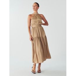 Willa Kleid 'ERAS' Damen Gr&ouml;&szlig;e 36 beige / schwarz Winterkleid