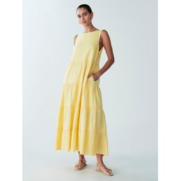 St MRLO Kleid 'BYRON' Damen Gr&ouml;&szlig;e 36 gelb Winterkleid