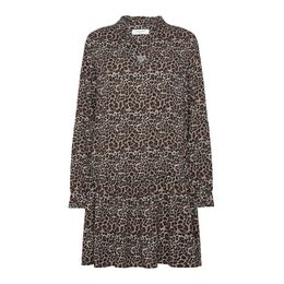 rosemunde Kleid 'RWElif' Damen Größe 36 beige / braun / schwarz Winterkleid