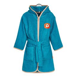 Playshoes Bathrobe 'Dschungel' boy Blue size 86/92