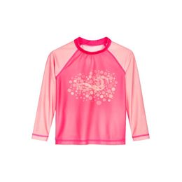 Playshoes Badeshirt M&auml;dchen Gr&ouml;&szlig;e 98/104 koralle / himbeer / altrosa