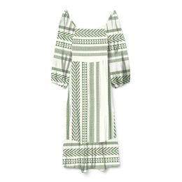 Véro Moda VERO MODA Kleid 'VMDICTHE' Damen Größe 34 kiwi / weiß Winterkleid