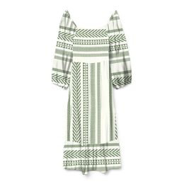 Véro Moda VERO MODA Kleid 'VMDICTHE' Damen Größe 34 kiwi / weiß Winterkleid