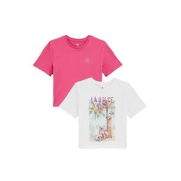 WE Fashion Shirt girl Pink, White size 146/152