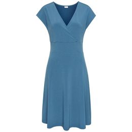 Lascana Sommerkleid Damen Gr&ouml;&szlig;e 34 azur Winterkleid
