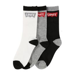 Levi's LEVI'S Socken M&auml;dchen Gr&ouml;&szlig;e 27/28 grau / rot / schwarz / wei&szlig;