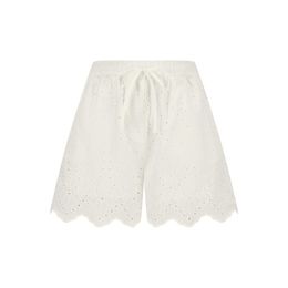Nicowa Shorts FEDAWIA mit Broderie-Anglaise-Bestickung Damen Gr&ouml;&szlig;e 44 wei&szlig;