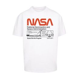 F4NT4STIC T-Shirt 'NASA Classic Space Shuttle' Herren Gr&ouml;&szlig;e XS rot / schwarz / wei&szlig;