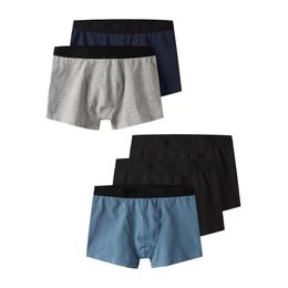 TWO SOON Boxershorts Jungen Gr&ouml;&szlig;e 146/152 blau / marine / graumeliert / schwarz