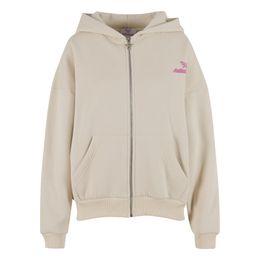 Felicious Zip-Up Hoodie female Beige size XL