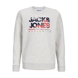 Jack & Jones Jack & Jones Junior Sweatshirt Jungen Gr&ouml;&szlig;e 110 dunkelblau / graumeliert / cranberry / wei&szlig;meliert