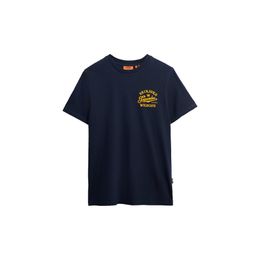 Superdry & Co T-Shirt Herren Gr&ouml;&szlig;e XXL marine / safran