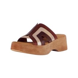 Gabor Clogs Damen Gr&ouml;&szlig;e 39 camel / dunkelbeige