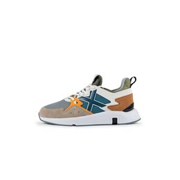 MUNICH Sneaker 'Clik' Herren Größe 42 sand / dunkelblau / orange / weiß