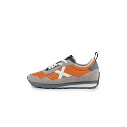 MUNICH Sneaker Herren Gr&ouml;&szlig;e 41 taubenblau / orange / wei&szlig;