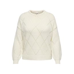 Only Carmakoma Pullover 'CARGeenas' Damen Gr&ouml;&szlig;e XXL wei&szlig;