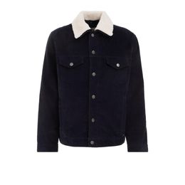 WE Fashion Übergangsjacke Herren Größe XS creme / nachtblau
