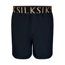 SikSilk Badeshorts Herren Gr&ouml;&szlig;e M beige / schwarz
