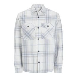 Jack & Jones JACK & JONES Hemd 'JPRCCRAYMOND SPRING' Herren Gr&ouml;&szlig;e XL taubenblau / hellgrau / wei&szlig;