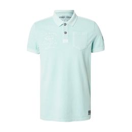 CAMP DAVID Poloshirt Herren Größe XL navy / mint / weiß