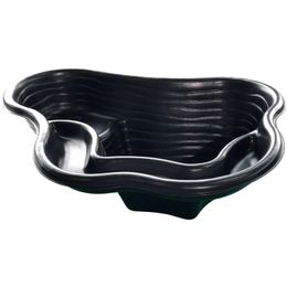 Fertigteich Ubbink "Calmus SI", schwarz, B:90cm H:40cm L:120cm, Polyethylen (PE), Teichschalen