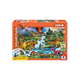 Schmidt Spiele 200tlg. Puzzle "Faszinierende Urzeitriesen" - ab 8 Jahren - 13% | Gesellschaftsspiele