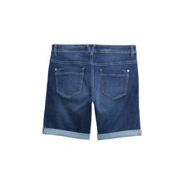 Tom Tailor Damen TTALEXA SLIM BERMUDA Jeans Shorts, blau, Uni, Gr. 28