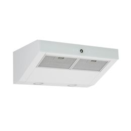 respekta Unterbauhaube 'CH12060W-21' Metall/Glas weiß 60 cm
