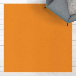 Bilderwelten Kork-Teppich Unifarben orange Korkmatte - Mango - Deko Wohnzimmer Schlafzimmer
