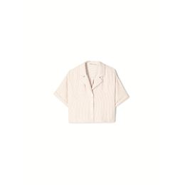 Bershka Bluse Damen Gr&ouml;&szlig;e M camel / wei&szlig;