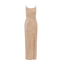 WE Fashion Kleid Damen Gr&ouml;&szlig;e 44 gold Winterkleid