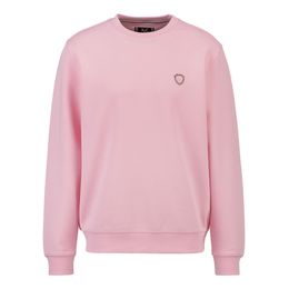 19V69 Italia Sweatshirt 'Nico' Herren Gr&ouml;&szlig;e XXXL tanne / rosa / dunkelrot / wei&szlig;
