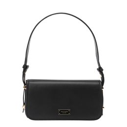 Kate Spade Schultertasche 'Liv Schultertasche Aus Glattem Leder' Damen Gr&ouml;&szlig;e One Size schwarz