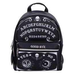 Nemesis Now Spirit Board Rucksack Mini-Rucksack schwarz wei&szlig; B6952A25