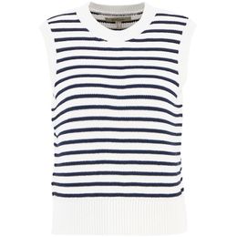 Barbour V-Pullunder Emberly Cloud/Navy (Gr&ouml;&szlig;e: 12)