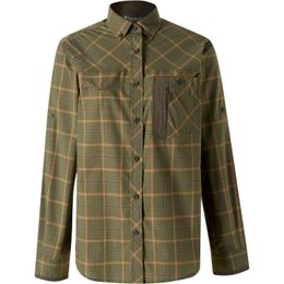 Pinewood Bluse Wolf Green/Terracotta (Größe: S)