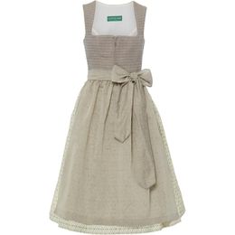 Country Line Midi Dirndl Schlamm/Natur (Gr&ouml;&szlig;e: 36)
