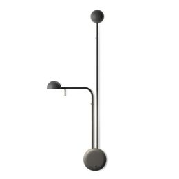 Vibia Pin 1685 Wandleuchte Schwarz 2700K
