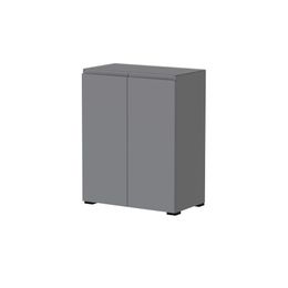 Höffner Sideboard Nicolo ¦ grau ¦ Maße (cm): B: 80 H: 102 T: 45.0 » Höffner