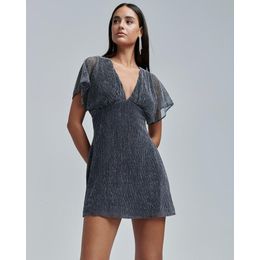 BWLDR Kleid 'Serla' Damen Gr&ouml;&szlig;e 42 dunkelgrau / silber Winterkleid