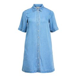 Object Blusenkleid 'OBJFRAME' Damen Größe 42 blue denim Winterkleid