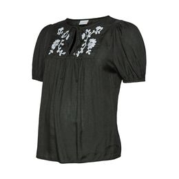 MAMALICIOUS Umstand Bluse 'PINAR' Damen Gr&ouml;&szlig;e S schwarz / wei&szlig;