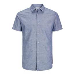 Jack & Jones JACK & JONES Hemd 'JJEBREEZE' Herren Gr&ouml;&szlig;e L dunkelblau
