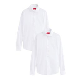 D’S Damat Businesshemd Herren Größe 43/44 weiß